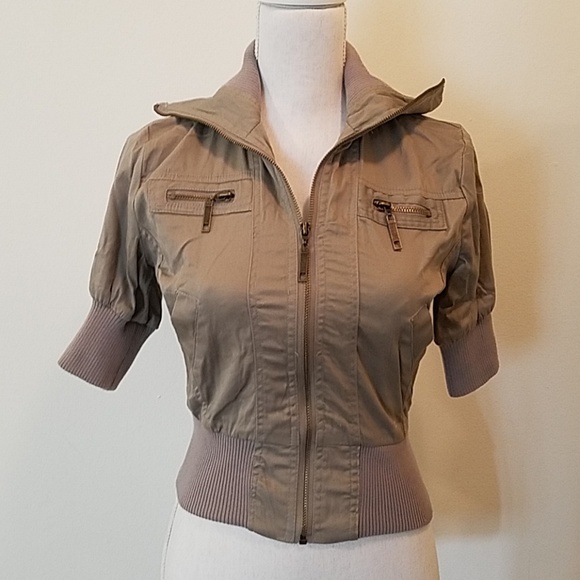 Full Tilt | Jackets & Coats | Full Tilt Tan Half Jacket | Poshmark